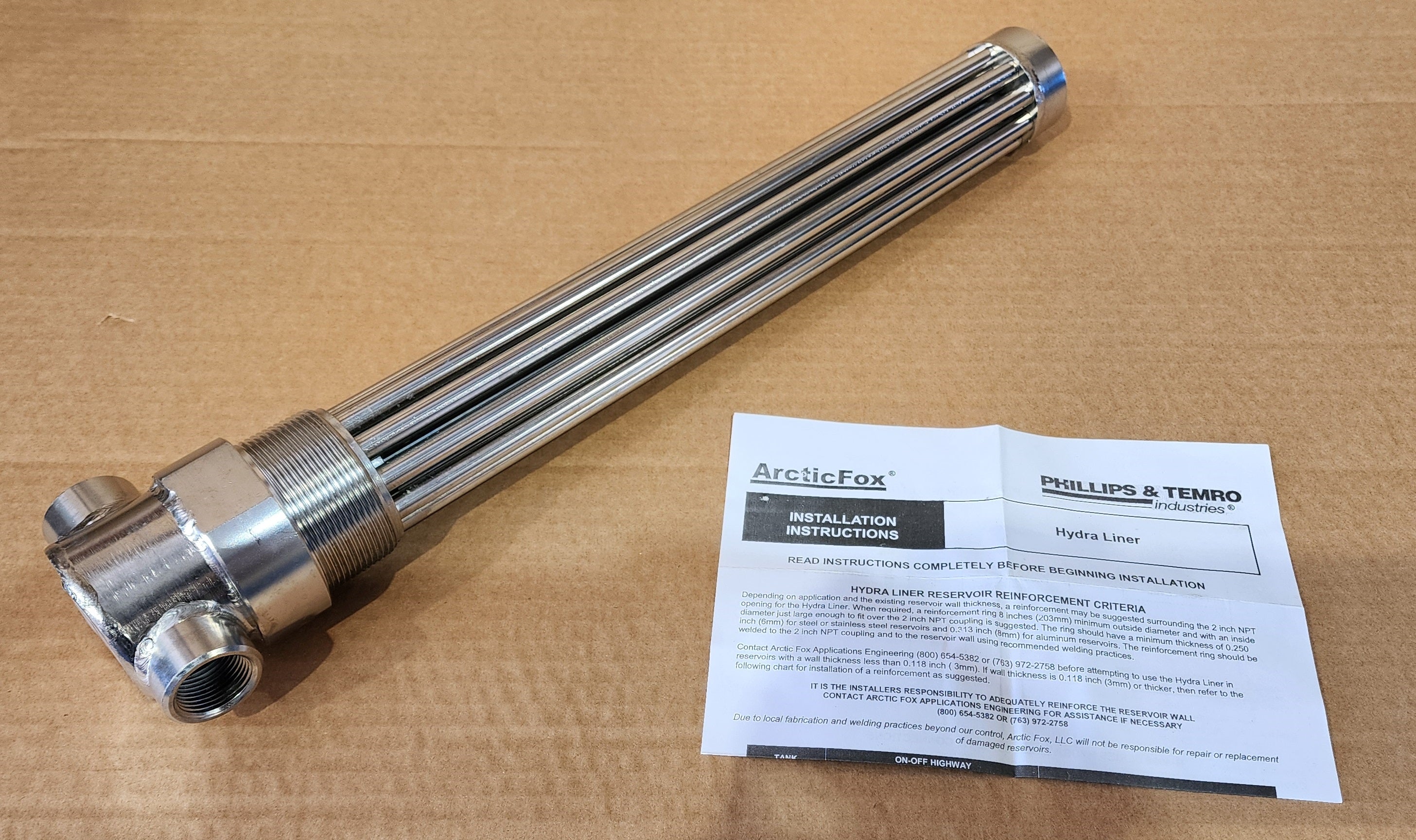 Arctic Fox Hydra Liner In-Tank Fluid Warmer H-4000-16 | VMACSINC