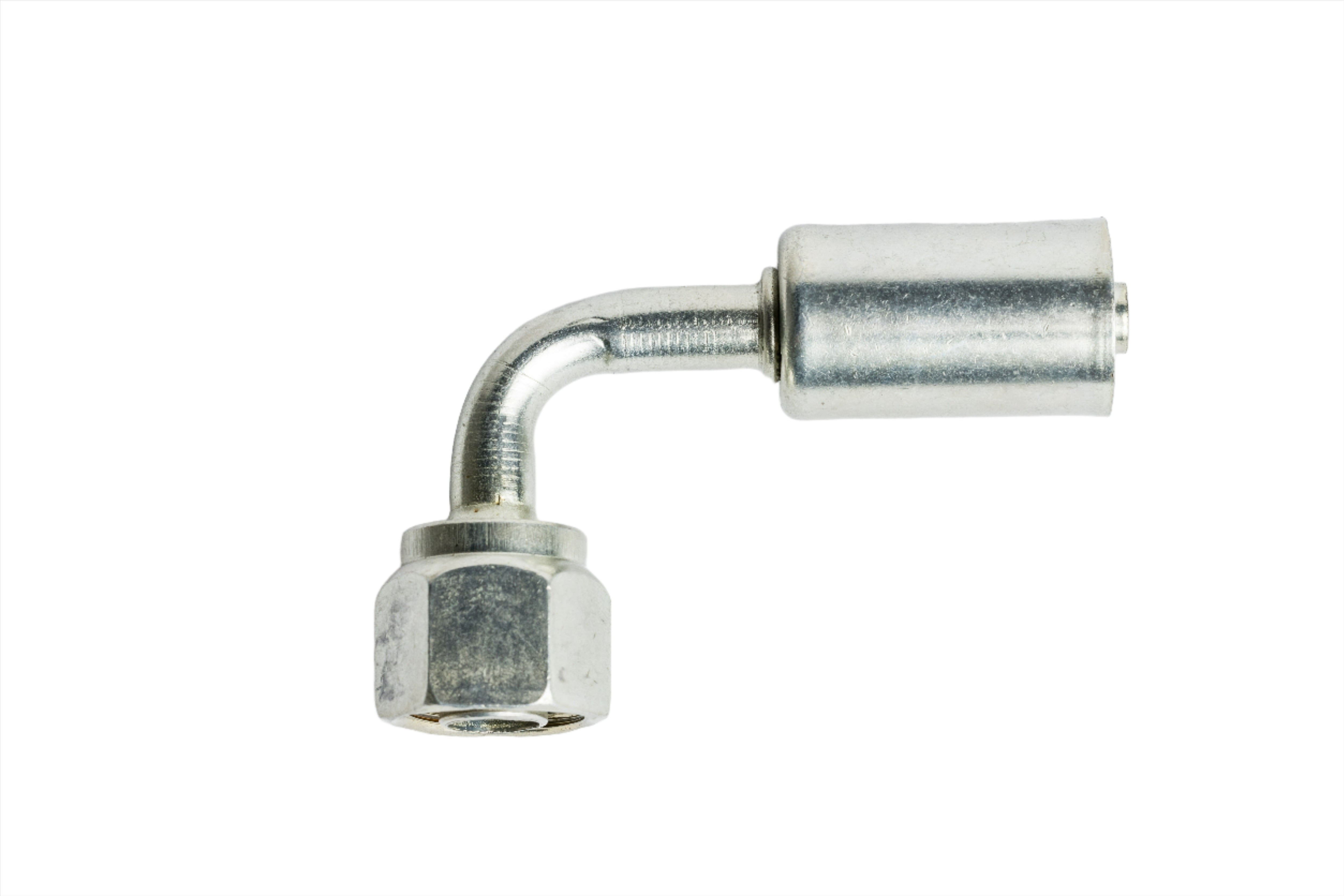 Beadlock AC Fitting Steel #8 Fem 90 Step to #6 Hose 35-S1328 | VMACSINC