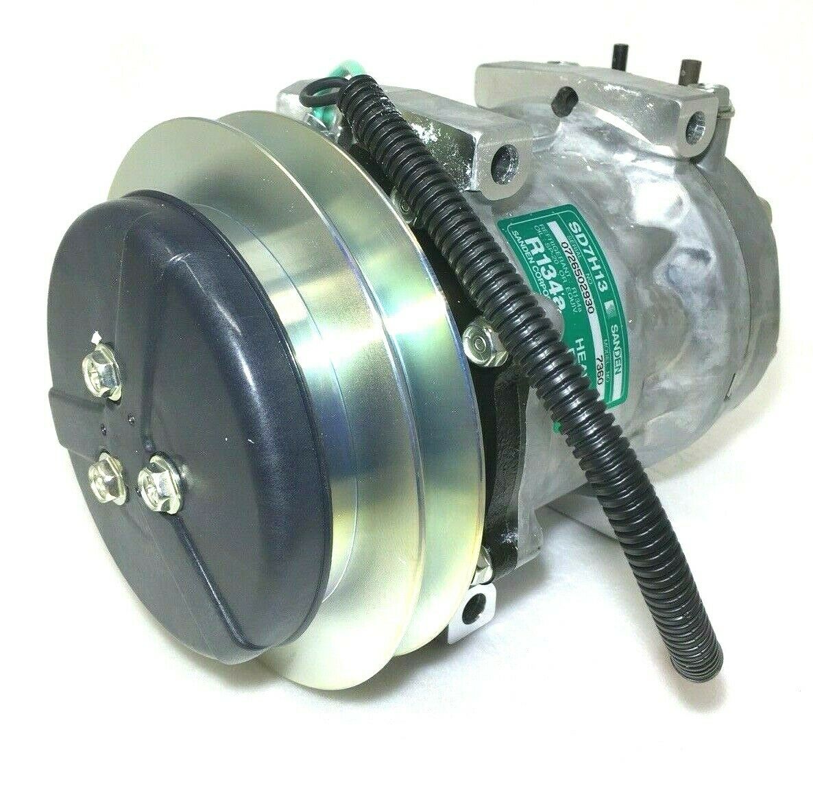 Sanden 7360 AC Compressor for Caterpillar Kobelco Komatsu 70-1-0022 ...