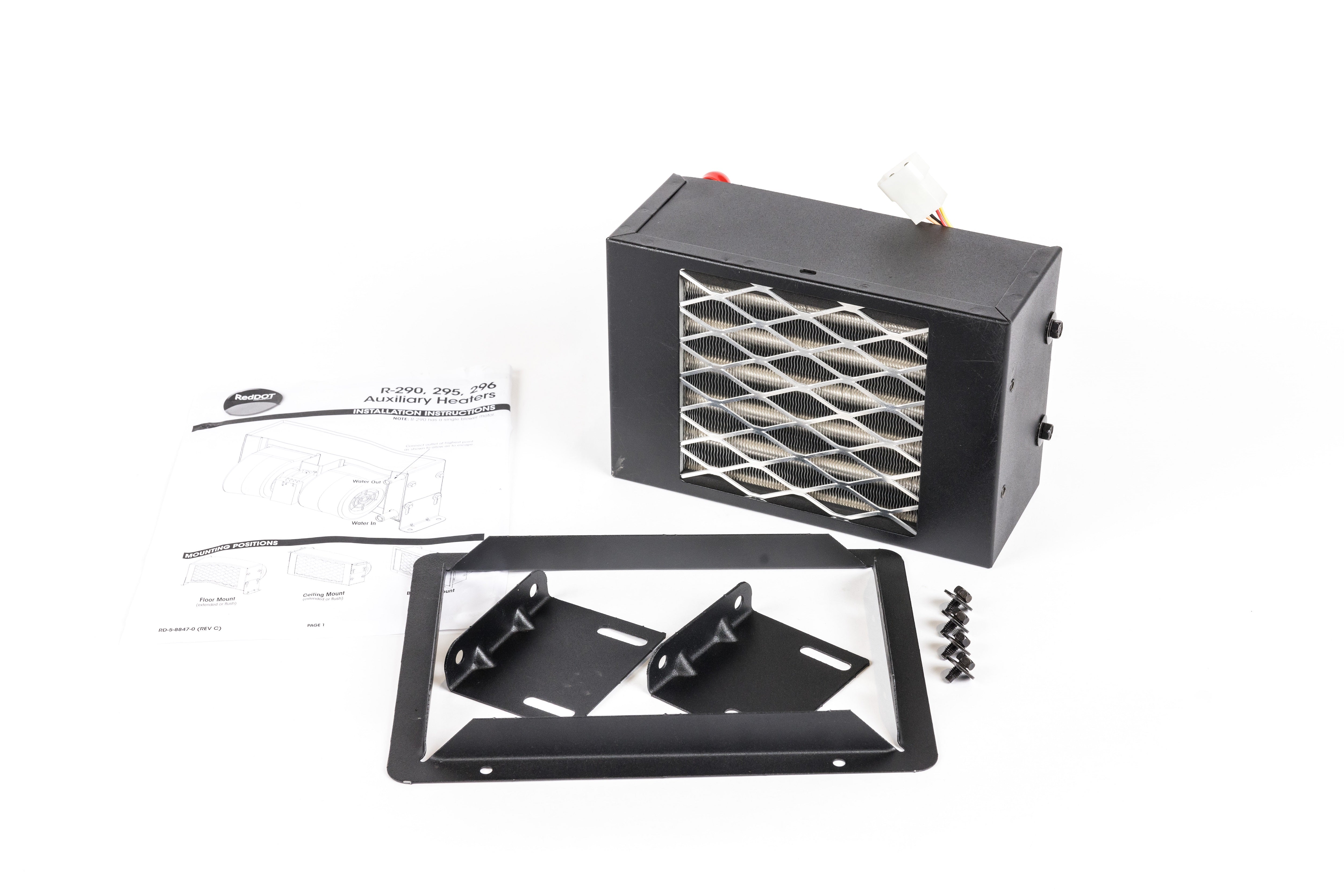 Red Dot Heater Unit 24v Single Fan with Rear Exit Connections R-290-0 ...