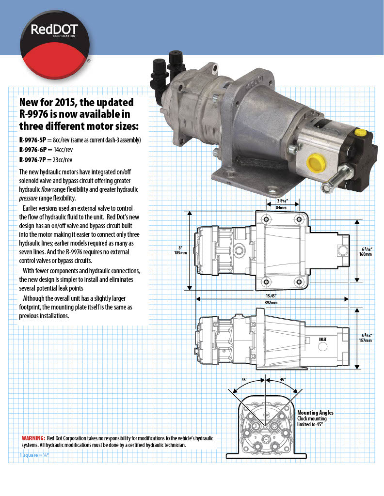 Hydraulic Direct Drive AC Compressor Assembly R-9976-6P | VMACSINC