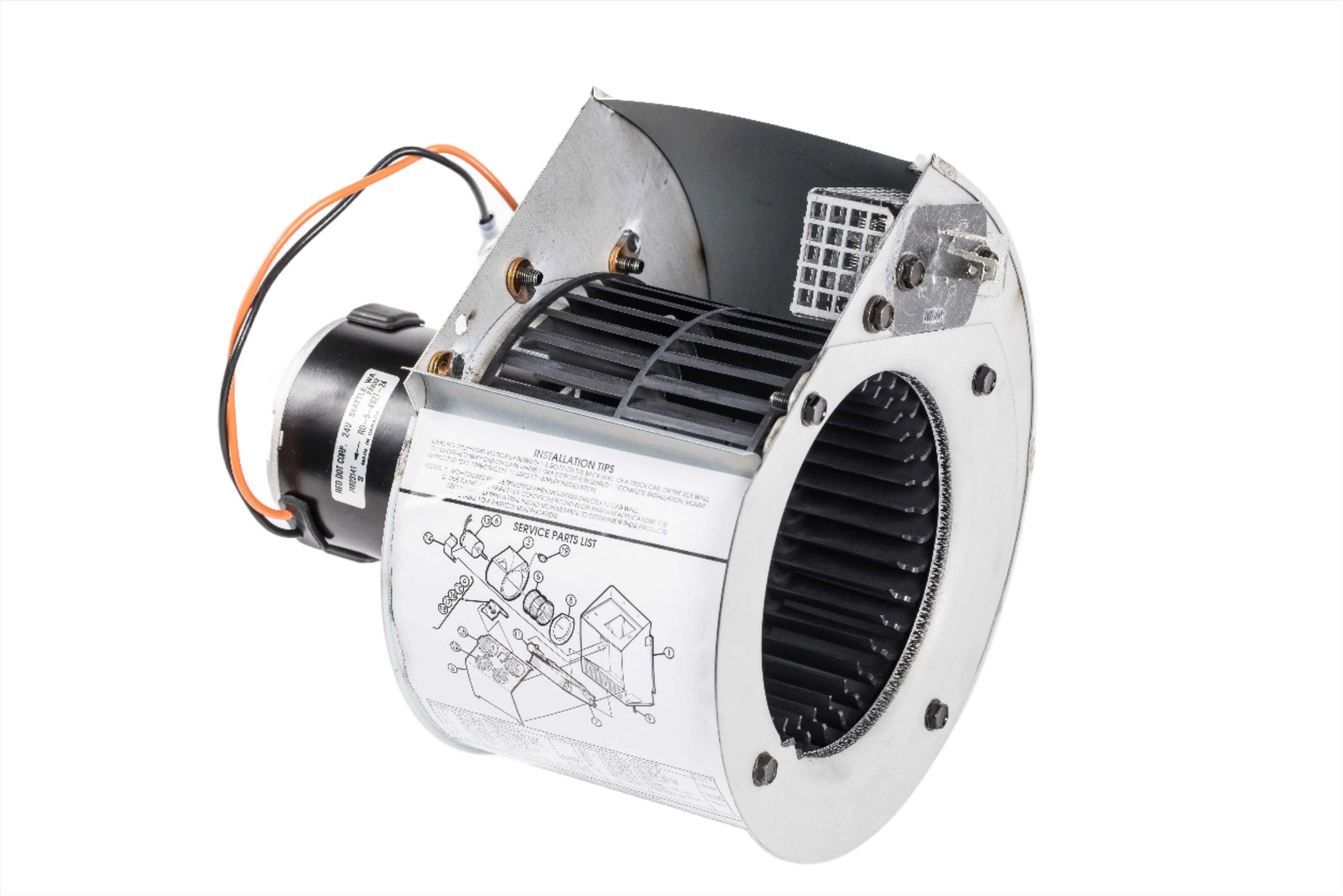 Blower Assembly 24v for Red Dot R-7830 Units RD-3-3895-1P | VMACSINC